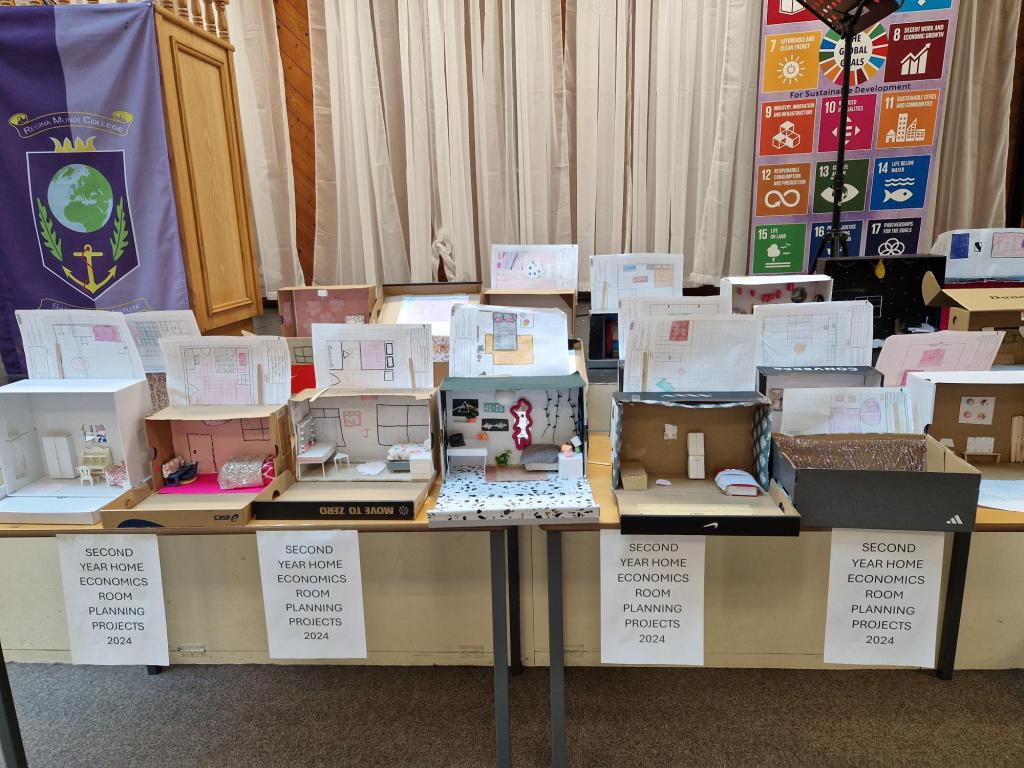 Second Year Home Economics Room Planning Projects . – Regina Mundi College